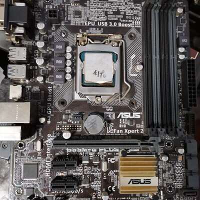 咨询华硕B85-G PLUS主板+i5-4590CPU，两样打包议价