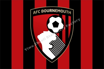 英超 伯恩茅斯足球俱乐部旗帜 伯恩茅斯队旗 Bournemouth flag