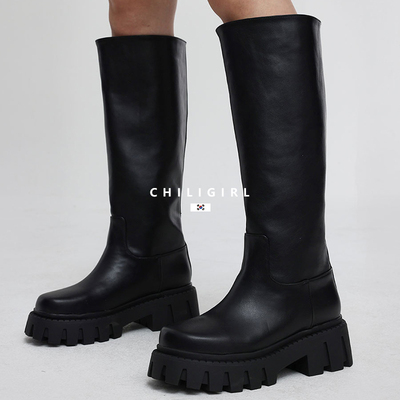 CHILIGIRL韩国东大门厚底烟囱靴
