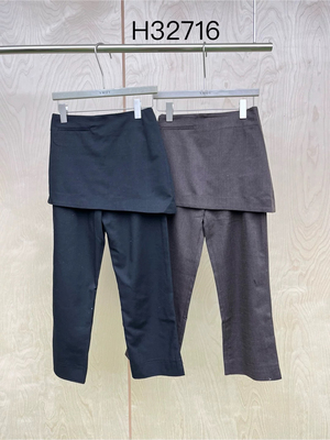 欧洲站YMQY2025秋季新款 废土风 屁帘显瘦直筒九分裤