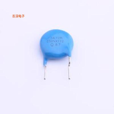 CS12-F2GA472MYNSA |原装插件,P=7.5mm安规电容