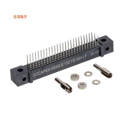 HDASE102YD-000LF |插座HDAS RECEPTALE 102 STRAIGHT PC T