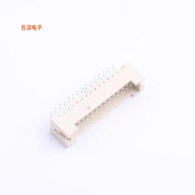 HDGC1501WVA-2x15P-2 |线对板针座ZHH1.5双排带扣直针