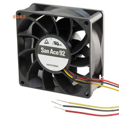 9GA0912H4D01|12VDCFAN AXIAL 92X25MM 12VDC WIR