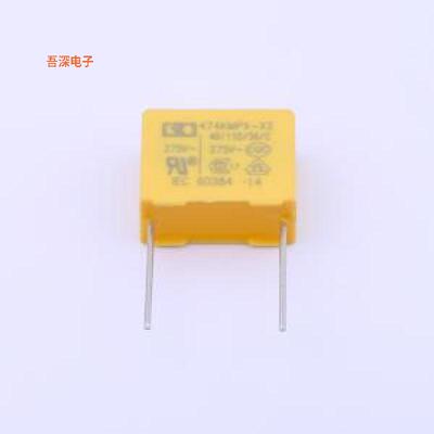 YX4294C |安规X2474K2EAE50AAH/ZCRC CRC logo印字 黄色