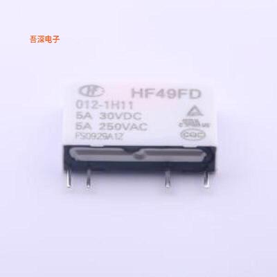 HF49FD/012-1H11|原装SIP,5x20mm功率继电