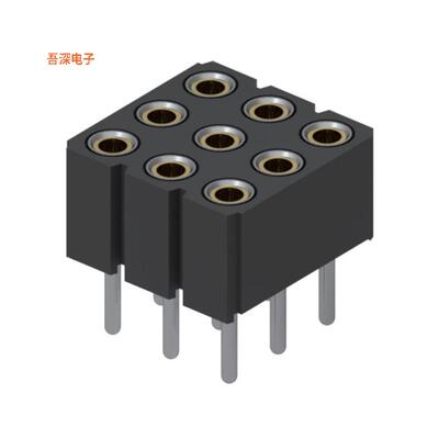 805-43-009-10-012000 |原装全新CONN RCPT 9POS 0.1 GOLD PCB