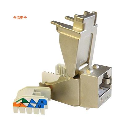 SS-82120-001 |模块MOD JACK KEYSTONE CAT6A SHLD