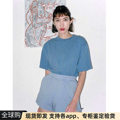 正品aa纯色宽松短袖t恤街头男女