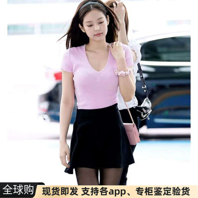 jennieAA短裙A字高腰伞裙半身裙