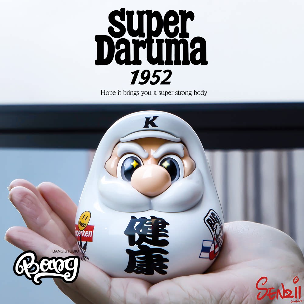 【Bang】现货 SENZII SuperDaruma 健康超级达摩 手办摆件礼物