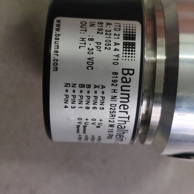 Baumer Thalheim 增量式旋转编码器，型号为 I--议价商品