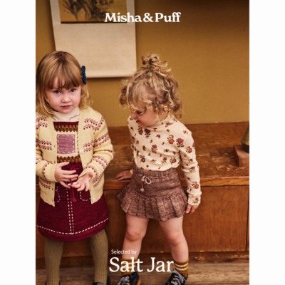 salt jar选品 misha&puff男女童匹马棉打底T恤美丽奴毛衣开衫
