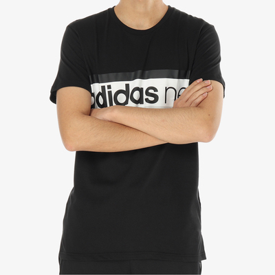 Adidas/阿迪达斯正品夏季新款NEO男子圆领休闲透气短袖T恤CV9353