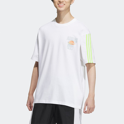 阿迪达斯男女运动短袖