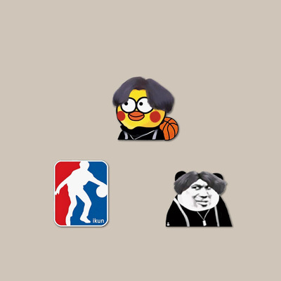 汽车贴纸可爱电动车贴坤篮球车身