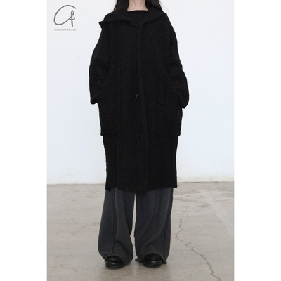 羊毛纽扣亚麻比利时手工针织衫