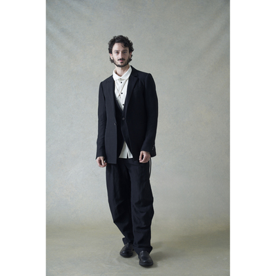 DEVOA  羊毛亚麻编织西装 男