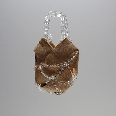 弹珠拉菲亚郁金香女士包袋