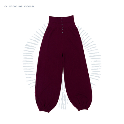 o cloche code 25秋冬 高腰灯笼裤