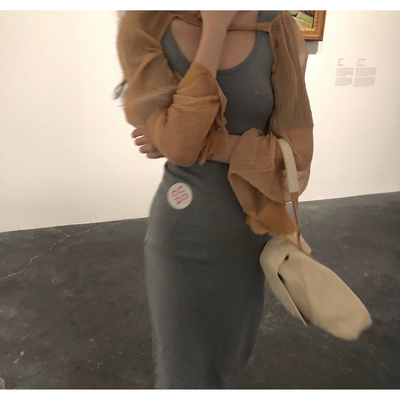 天蚕丝花染斜口防晒袖套