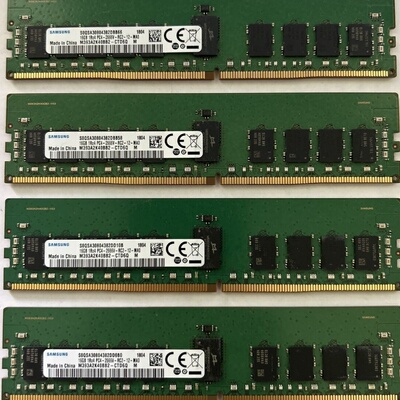 三星16G 1RX4 PC4-2666V DDR4 M393A2K40BB2-CTD6Q/7Q服务器内存