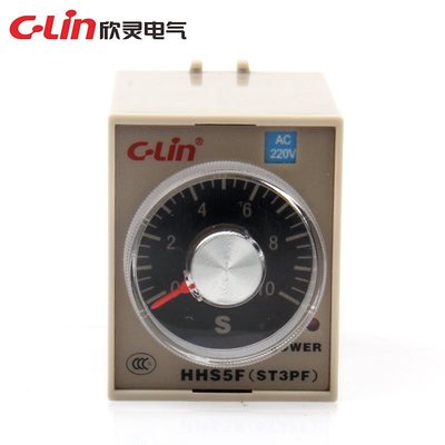C-Lin欣灵 HHS5F1(ST3PFT1) HHS5F2(ST3PFT2)断电延时时间继电器