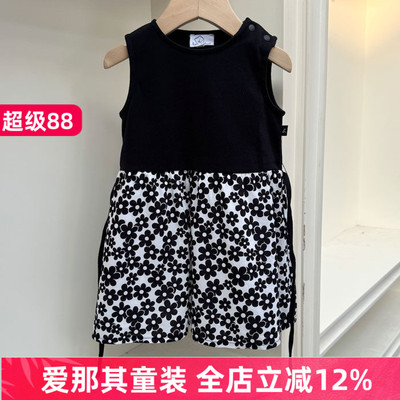 女童无袖连衣裙背心裙春秋夏季