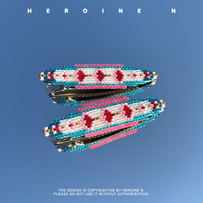 古董珠发夹材料包原创新手友好