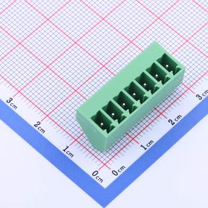 JL15EDGLC-38107G01 插拔式接线端子 1x7P 3.81mm 排数:1 每排P数