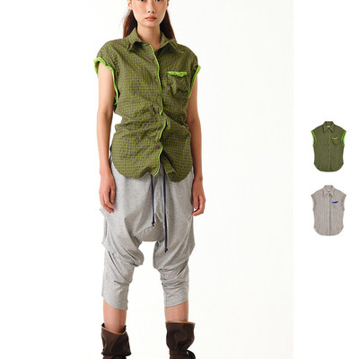 【现货】OPEN YY 26SS 春夏新款拼色短袖衬衫 DOUBLEBOO