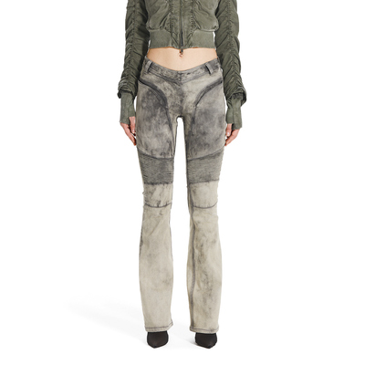 【现货】LOADINGROOM 25SS MOTO裁剪喇叭牛仔裤 DOUBLEBOO