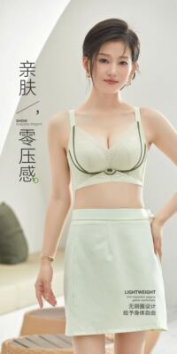 安琪儿内衣无钢圈中厚杯聚拢收副乳防下垂调整型文胸2758不勒不压