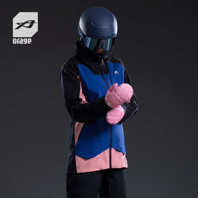 薄款双板滑雪服女款修身高防水