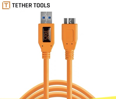 TetherTools USB 3.0 MicroB 单反联机拍摄线商业摄影数据线 热销