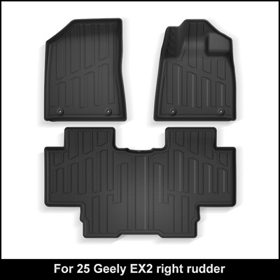适用于25款吉利Geely EX2汽车脚垫TPE脚垫全天候专车专用脚垫跨境