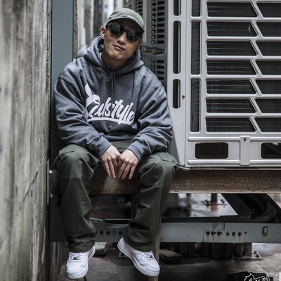 朝bboy街舞嘻哈长袖连帽卫衣男