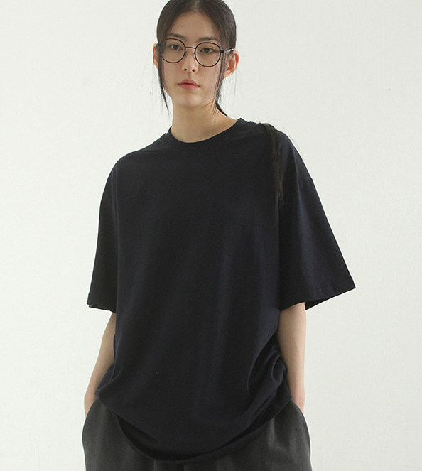 basic cotton half tee(unisex)_虎窝淘