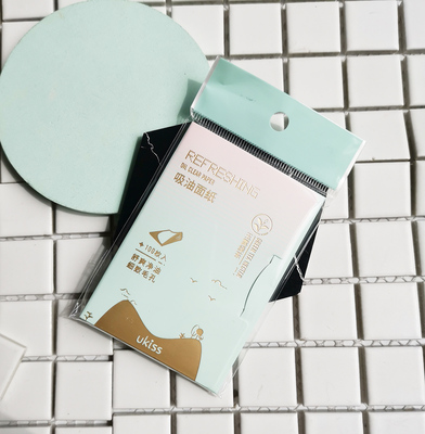 ukiss男女控油玫瑰绿茶吸油面纸