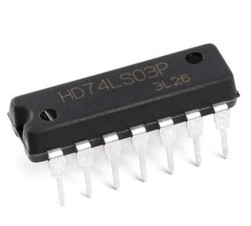 直插 HD74LS03P DIP-14 SN74LS03N 四2输入与非门 全新进口原装