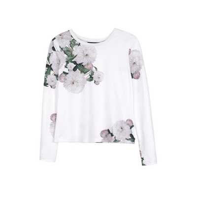 繁花后构想自研花稿优雅针织衫春