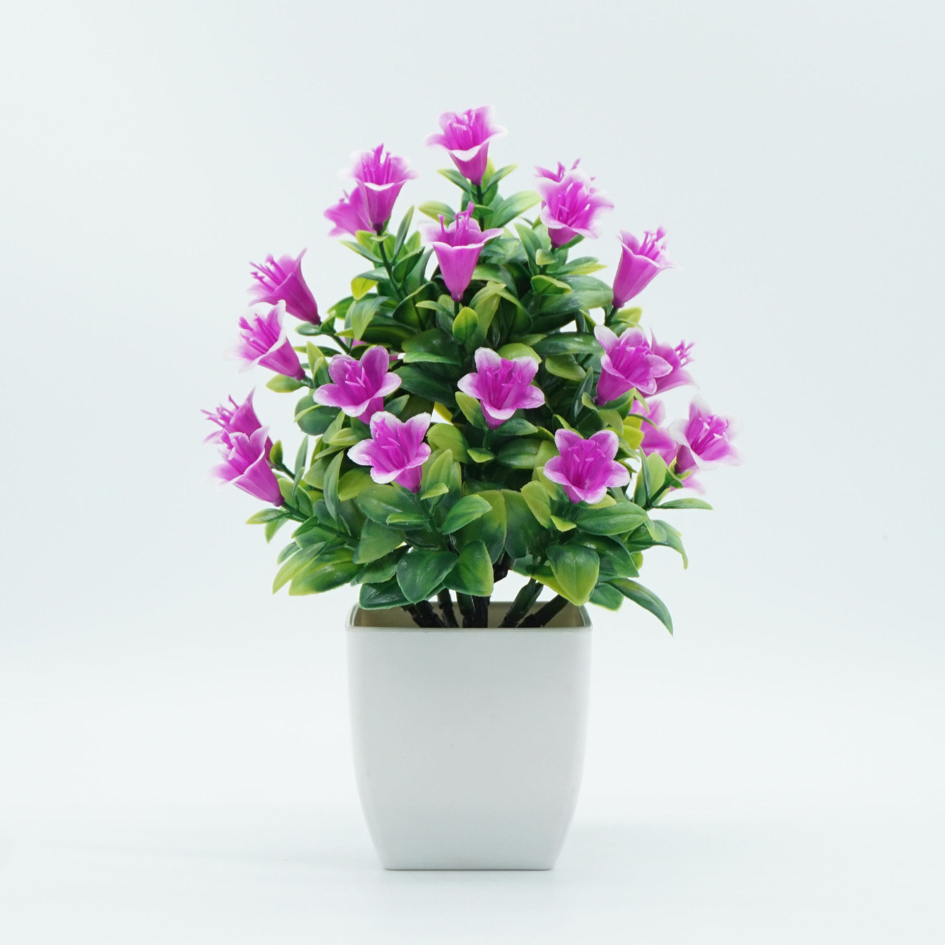 新款假花盆栽 人造花摆件房间室内桌面仿真植物 家居装饰塑料盆景