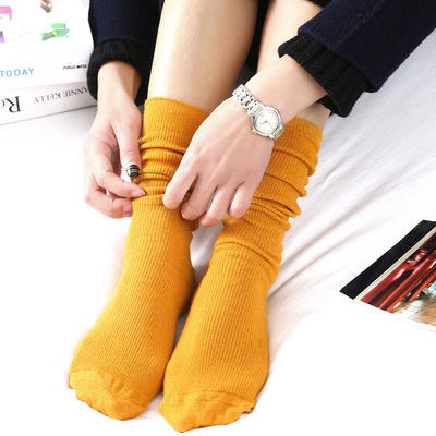 women Spring Autumn knee high long socks infant knee girl