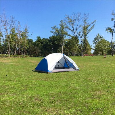 含配套地席MSR双人防暴雨登山野营帐篷白拼蓝双人徒步背包帐篷