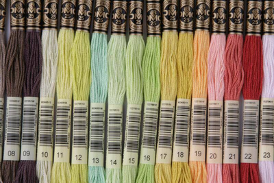 胡丽丽十字绣法国dmc各一支成套