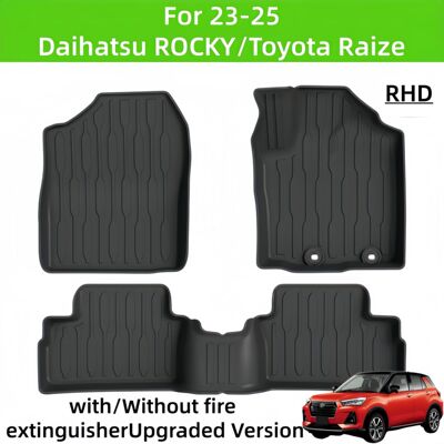 For 23-25 Daihatsu ROCKY/Toyota Raize RHD TPE Car Floor Mat