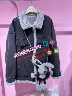 太平鸟2021年冬款新品牛仔外套