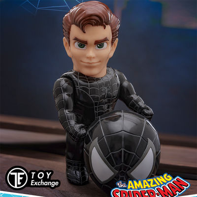 【玩具交易所】现货香港hottoys壹工房kaiju one黑蜘蛛侠搪胶公仔