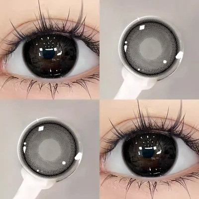 暗夜星子美瞳半年抛黑色大小直径2025新款隐形眼镜WF官方旗舰店TN