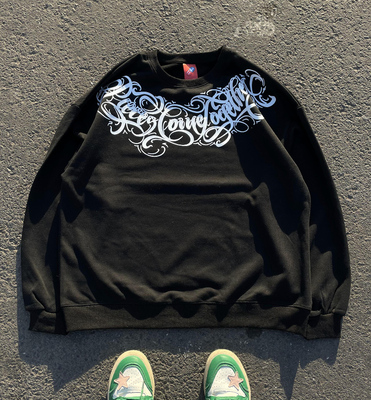 美式复古风潮牌卫衣秋冬